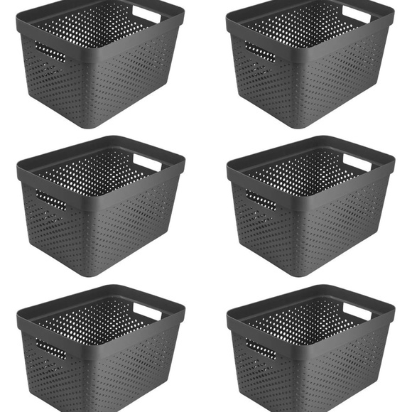 Glad | Storage & Organization | Set Of 6 Glad Plastic Storage Basket ...